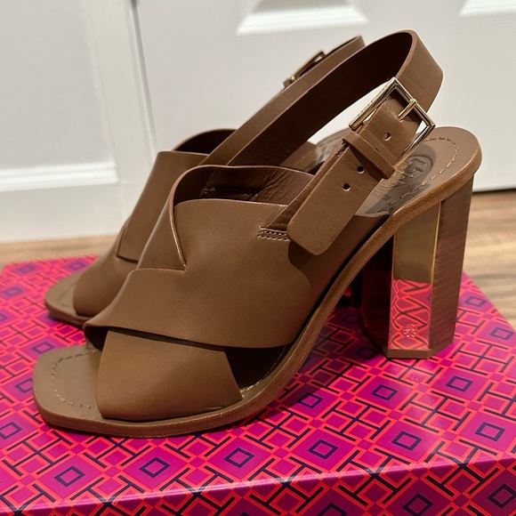 Shoes | Usedworn Tory Burch Bleecker Slinkback Sandals | Poshmark